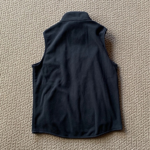 Lands' End | Jackets & Coats | Lands End Black Fleece Vest | Poshmark